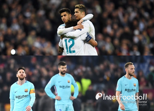 [UCL POINT] ‘엇갈린 희비’ 레알-바르사, 기적에 웃고 울다