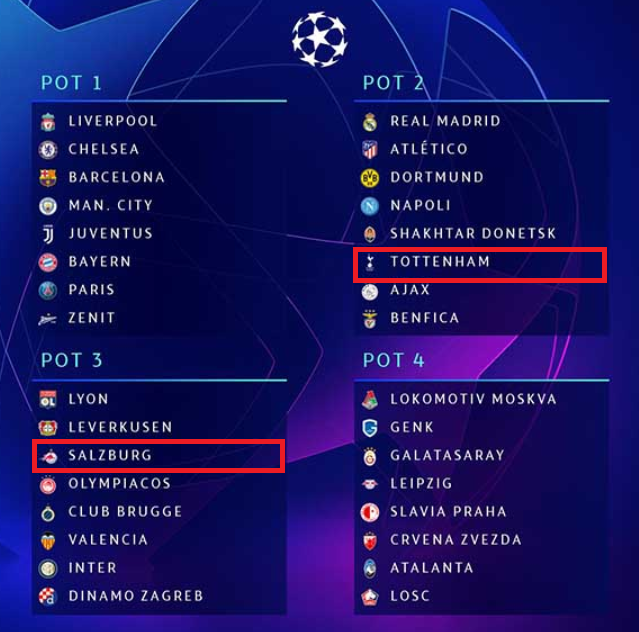 [UCL POINT] 손흥민vs황희찬?...토트넘-잘츠부르크, 챔스 맞대결 가능성↑