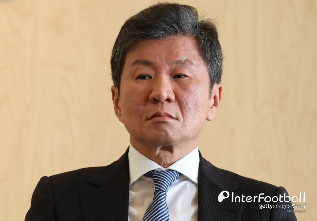 ‘4선 도전’ 질문→끝까지 답변 NO...정몽규 “한 번도 한다고 말하지 않았다, 알아서 판단하겠다”