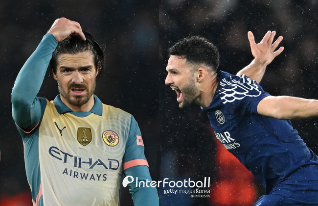[UCL POINT] PSG, 맨시티에 4-2 승리→PO 희망...맨시티는 25위로 추락→토너민트 진출 실패?