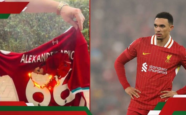 성골 유스였는데 ‘배신자’가 됐다…‘아놀드 유니폼’ 불태운 팬 등장→“벤치에도 앉히지 마” 분노