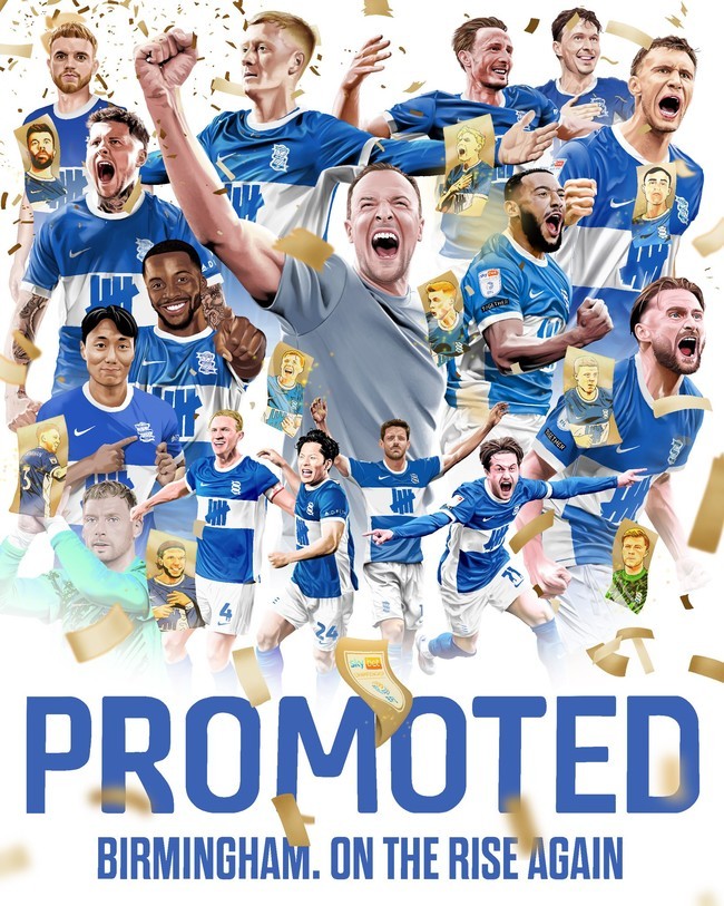 ‘3부 강등→탈출 안 하고 재계약’ 백승호 선택, 신의 한 수였다! 버밍엄 조기 승격 확정