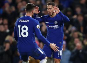 [EPL 리뷰] ‘아자르 2골’ 첼시, WBA 3-0 제압...3경기 만에 승리