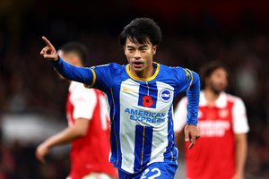 'EPL 이주의 팀' 단골손님 미토마, 또 뽑혔다..."3G 연속 MOM"