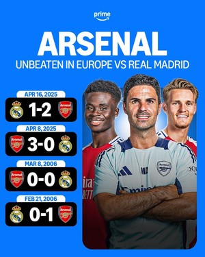 [UCL ISSUE] ‘UCL 최다 우승’ 레알 마드리드의 천적은 아스널이었다...4경기 무패
